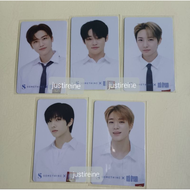 Jual OFFICIAL Photocard NCT Dream X Somethinc [Ready] Jaemin Chenle Renjun Jisung Jeno | Shopee ...