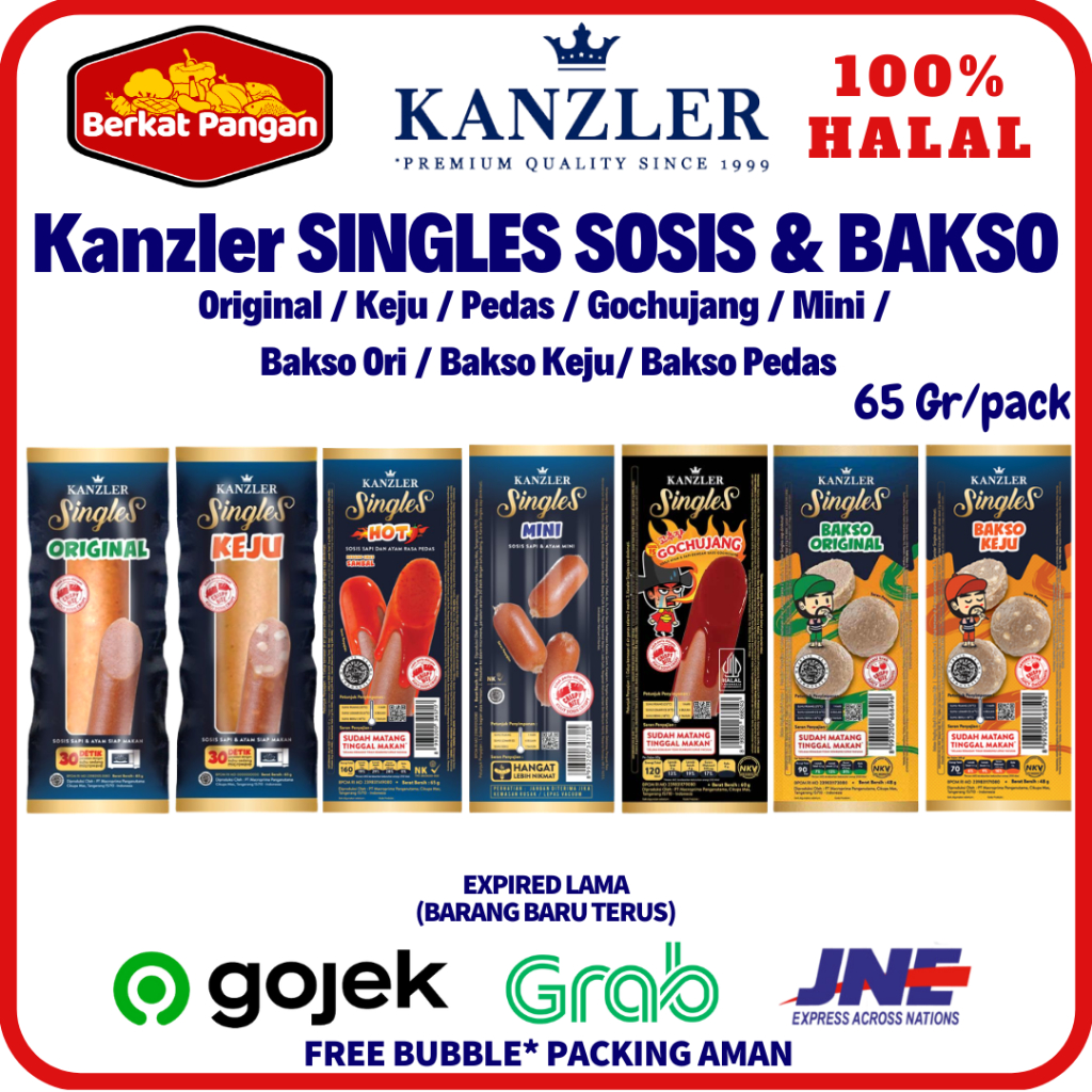Jual KANZLER singles sosis Original / Keju / Hot / Gochujang/ Mini ...