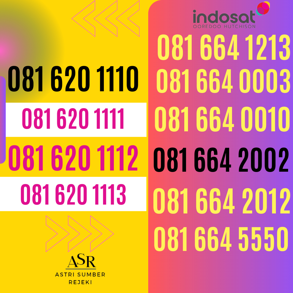 Jual Nomer cantik im3 10 digit | nocan 10 angka indosat nomor cantik ...