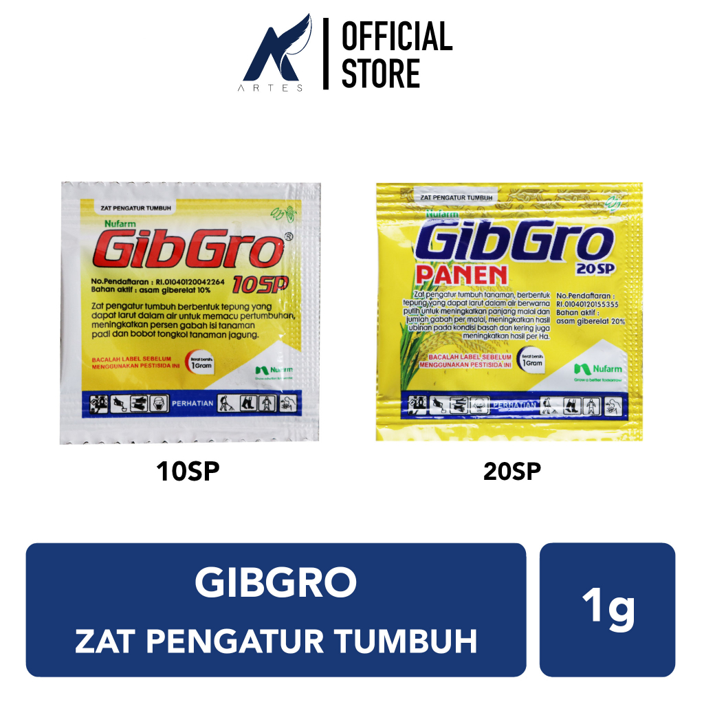 Jual GIBGRO 20SP Zat Pengatur Tumbuh-ZPT Penyubur Tanaman-Tumbuhan-Padi ...