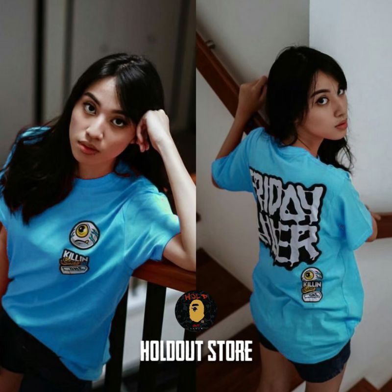Jual Kaos Tshirt Distro Friday Killer Pink Mustard Merah Putih Hitam ...