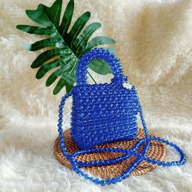 Jual Tas Manik Manik Mutiara Bead Bag | Shopee Indonesia