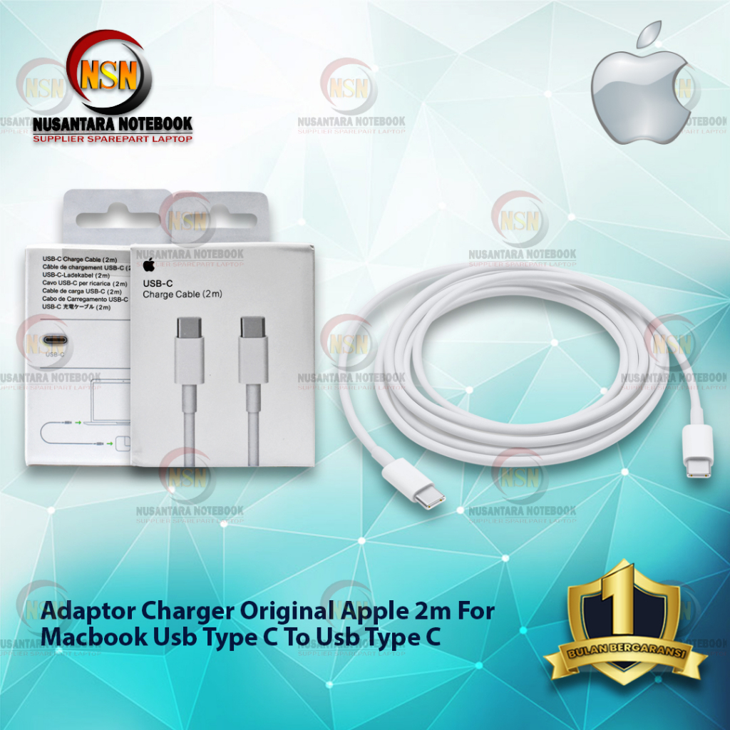 Jual Kabel Data Original Apple Macbook Usb Type C To Usb Type C ...