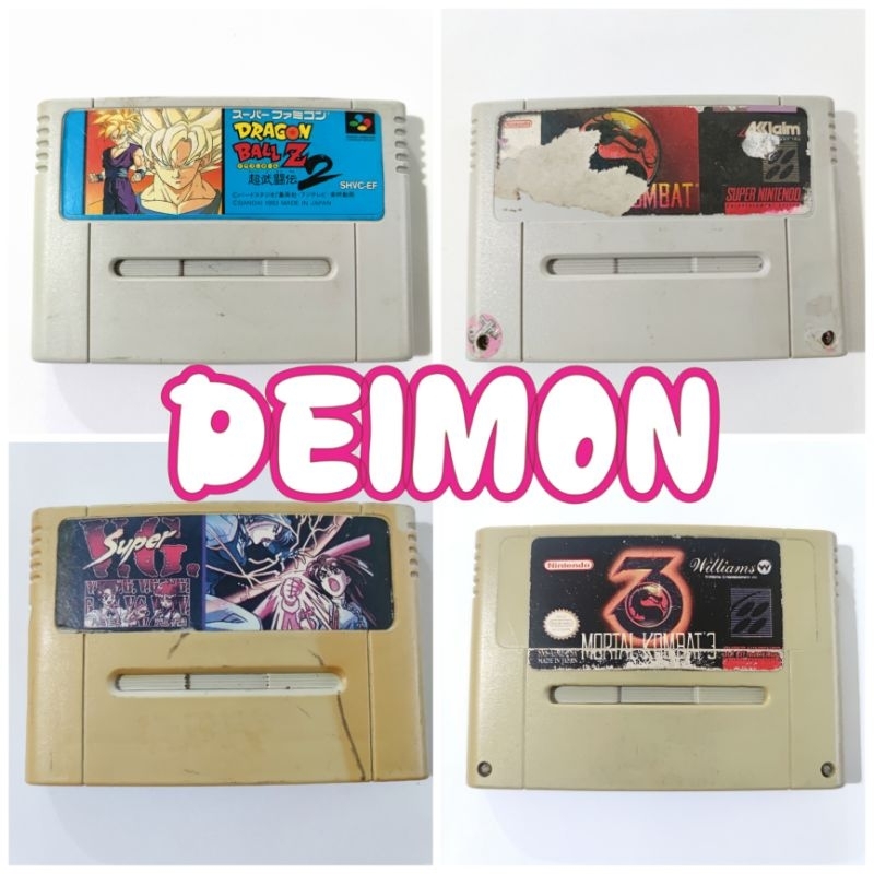 Jual Kaset Super Nintendo Entertainment System Super Famicom Catridge ...