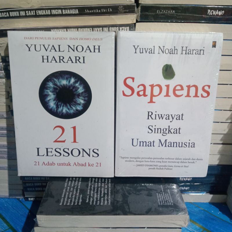Jual PAKET 2 BUKU 21 LESSONS - SAPIENS | Shopee Indonesia