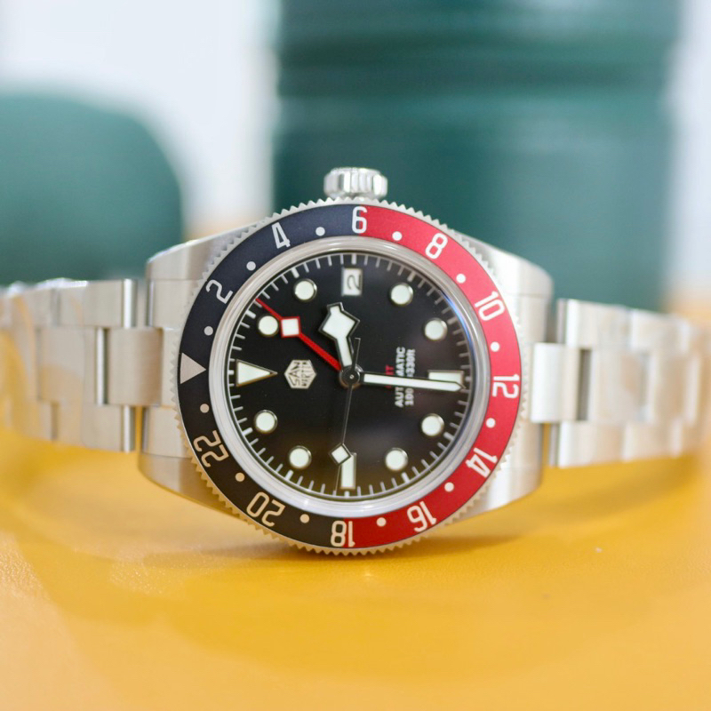 Jual San martin GMT pepsi BB58 SN0109 seiko nh34 movement | Shopee ...