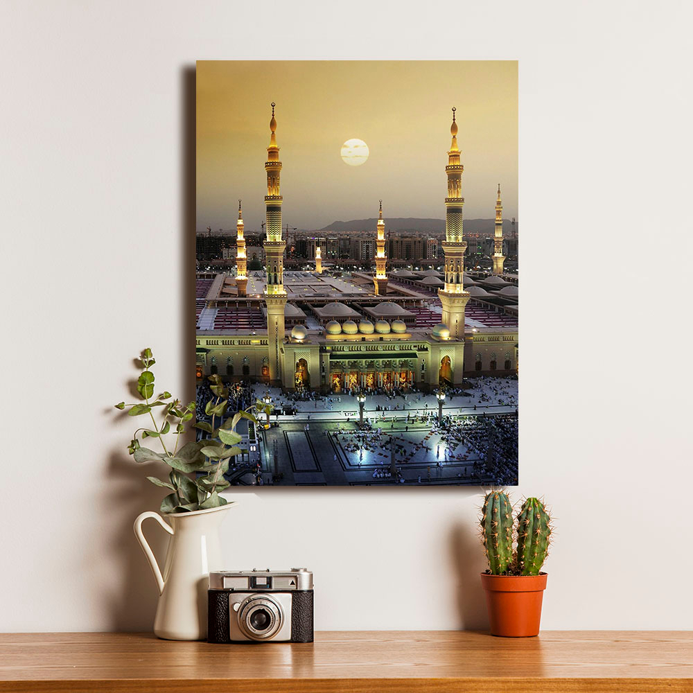 Jual Poster Masjid Nabawi Madinah Al Munawwaroh Islam Muslim 3 ...