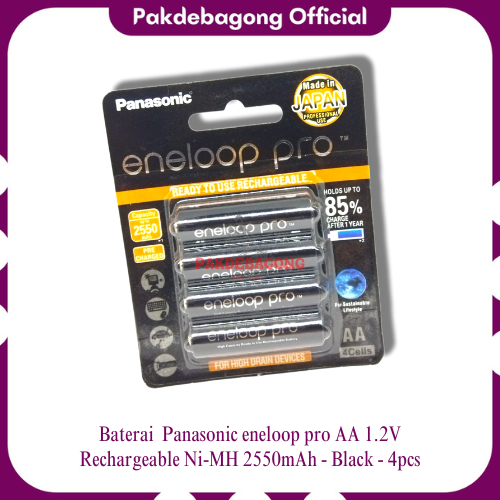 Jual Eneloop Pro Baterai Charger Cas 2500mah AA 1.2V Lithium Battery ...