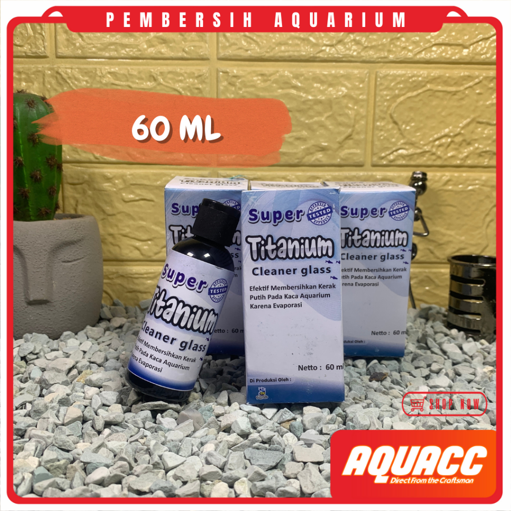 Jual Cairan Pembersih Kerak Kaca - Titanium Cleaner Glass Pembersih ...