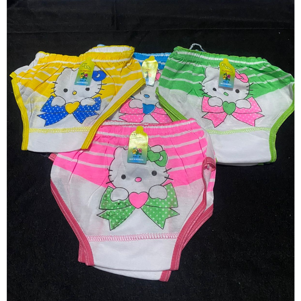 Jual CD Celana Dalam Anak Cewek SABLON Hello Kitty | Shopee Indonesia