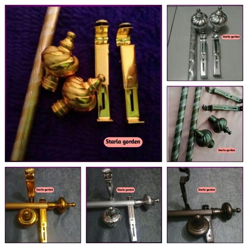 Jual Besi Gorden Tiang Gorden Full Set Batang Gorden Rollet Tiang ...