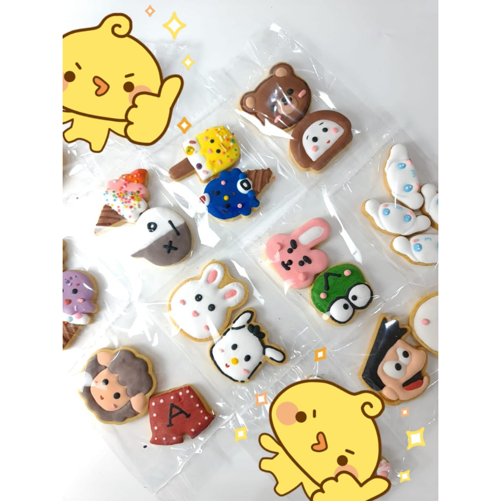 Jual Sanrio cookies karakter is 10 pcs mix karakter tidak bisa request ...