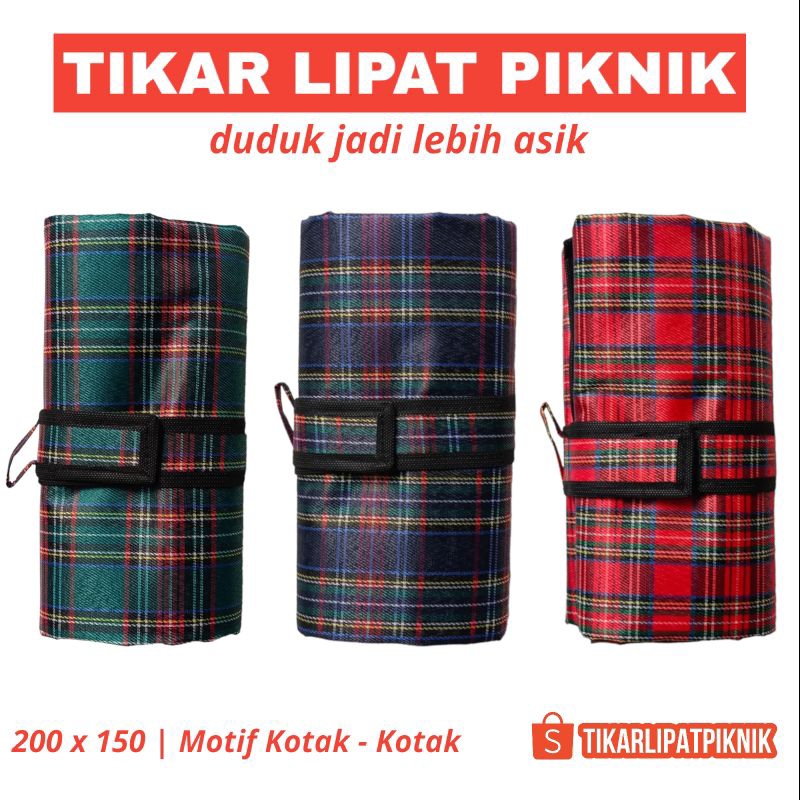 Jual Tikar Lipat Piknik / Tikar Lipat / Karpet / Alas duduk / Samak ...