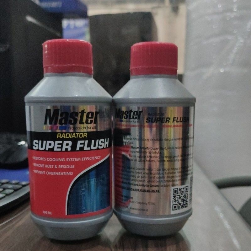Jual MASTER RADIATOR SUPER FLUSH 300 ml untuk kuras radiator atau ...
