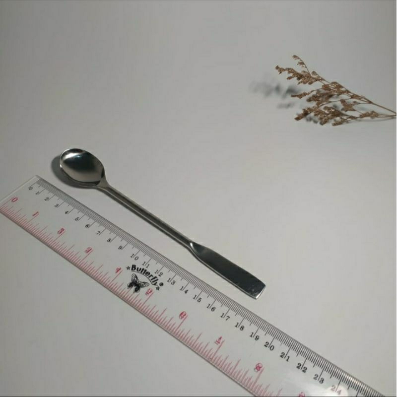 Jual Spatula Lab. Spatula Stainless Steel. Besar 18cm. Usbeck Germany ...
