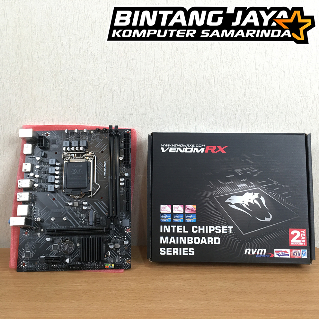 Jual Motherboard VenomRX H510 Intel DDR4 LGA 1200 M-ATX | Shopee Indonesia
