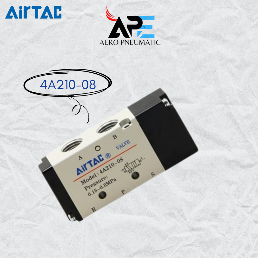 Jual SOLENOID VALVE PILOT AIRTAC 4A210-08 | Shopee Indonesia