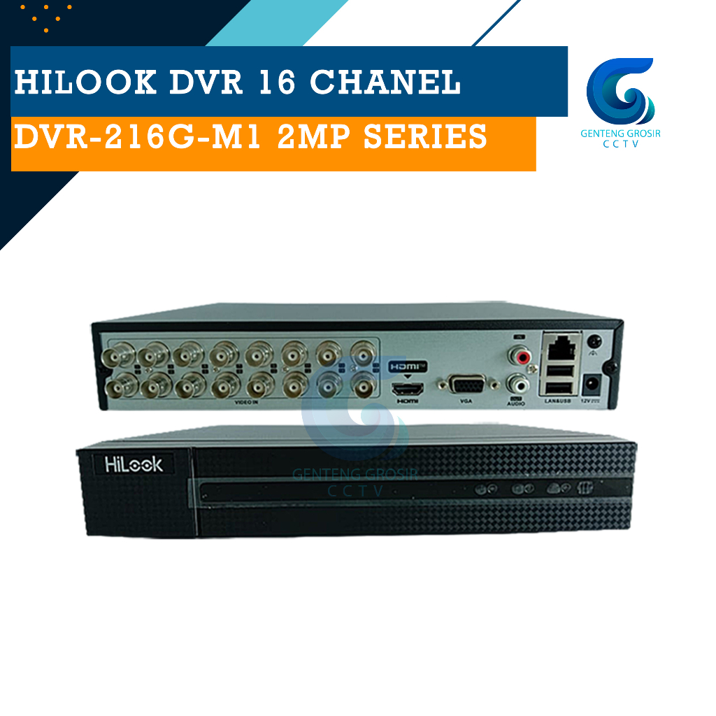 Jual HILOOK DVR 16 CHANNEL DVR 216G M1 2MP SERIES | Shopee Indonesia