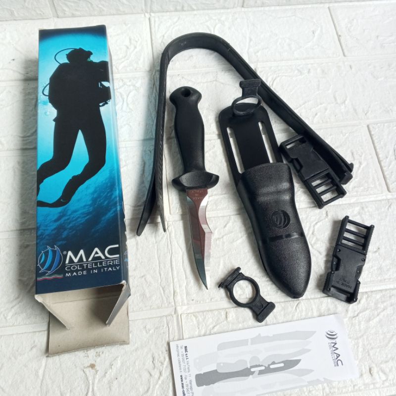 Jual Pisau Selam Scuba diving/Knife Diving Scuba Mac Coltellerie Art 9 ...