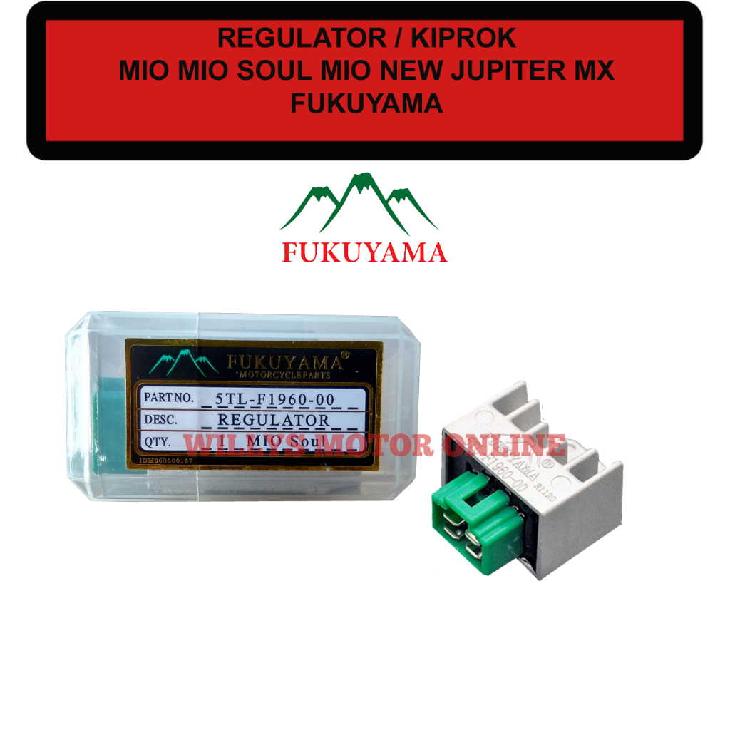 Jual Regulator Mio Sporty Mio New Jupiter Mx Fukuyama/ Kiprok Mio ...