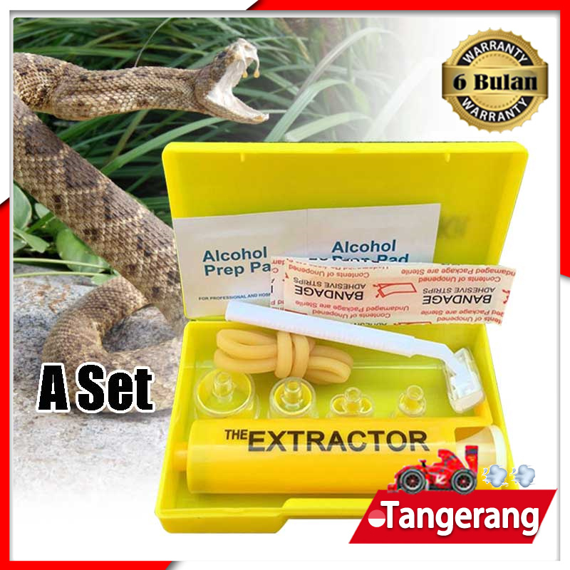 Jual Snake & Insect Bite Kit / Venom Extractor Kit / Pompa Penyedot ...