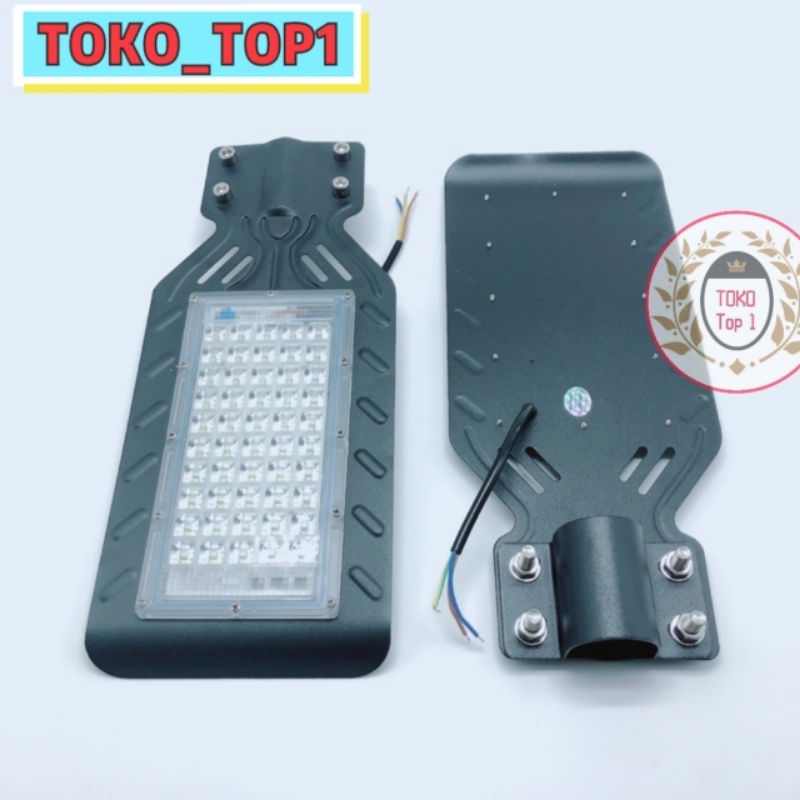 Jual kap lampu jalan/PJU/ water proof/ led outdoor fitting e27 +TIANG / lampu jalan | Shopee ...
