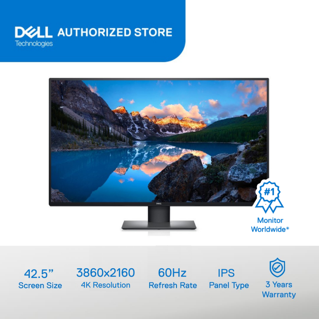 Jual Dell Monitor U4320Q (Ultrasharp 4K Monitor) | Shopee Indonesia