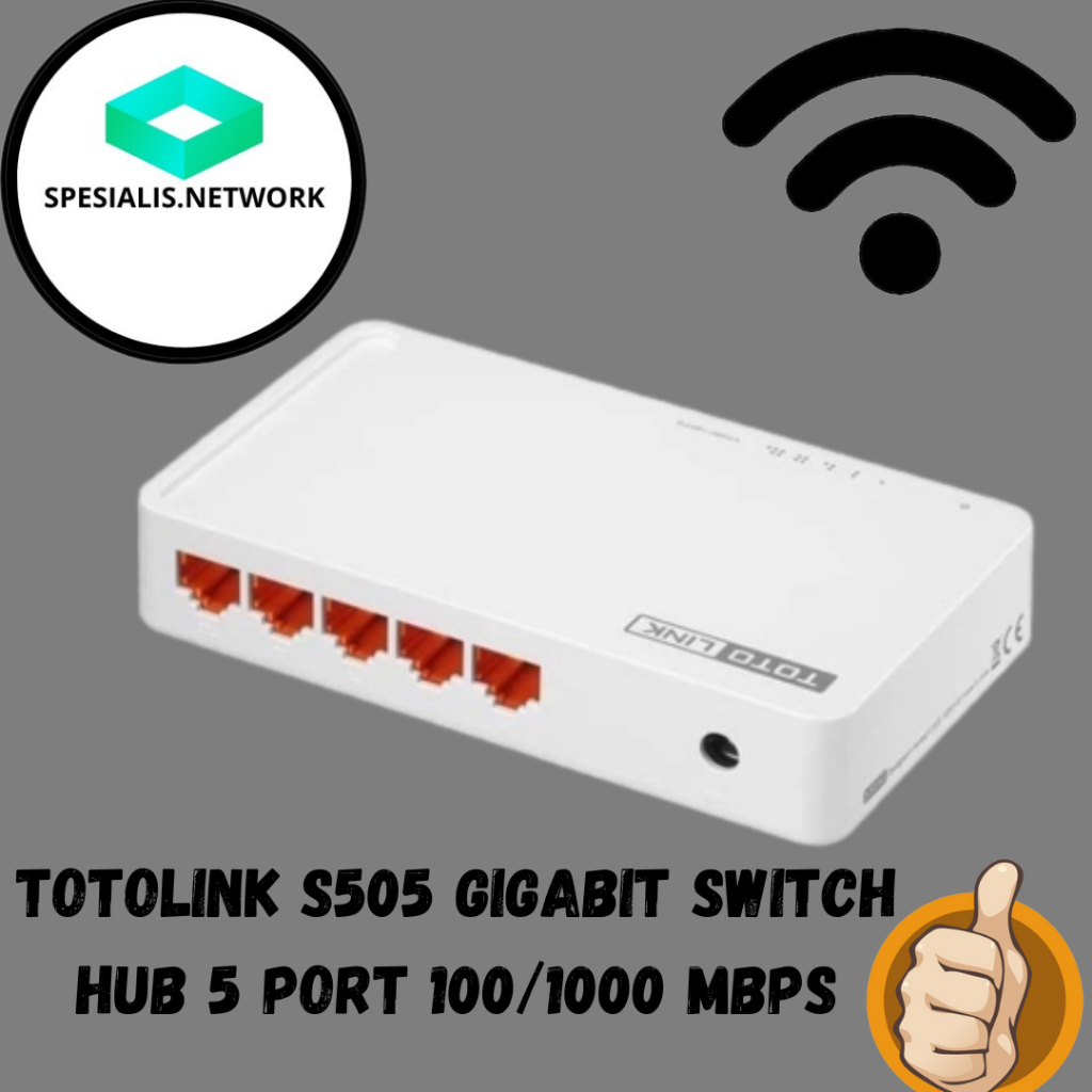 Jual TOTOLINK S505 GIGABIT SWITCH HUB 5 PORT 100/1000 MBPS | Shopee ...