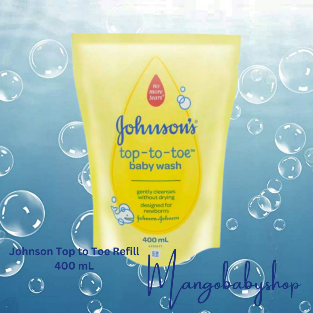Jual Johnsons top to toe johnson sabun sampoo cair refill 400ml ...