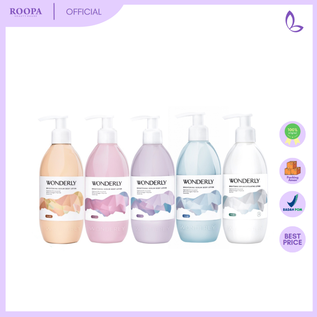 Jual Wonderly Brightening Serum Body Lotion 300 ml | Shopee Indonesia