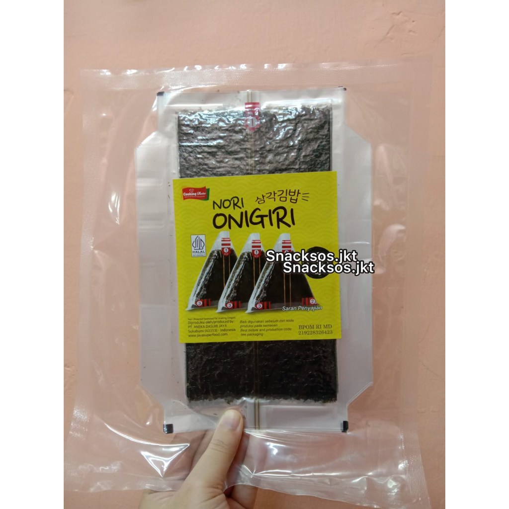 Jual NORI ONIGIRI Wrapper Nori Triangle Sushi Nori SEAWEED RUMPUT LAUT ...