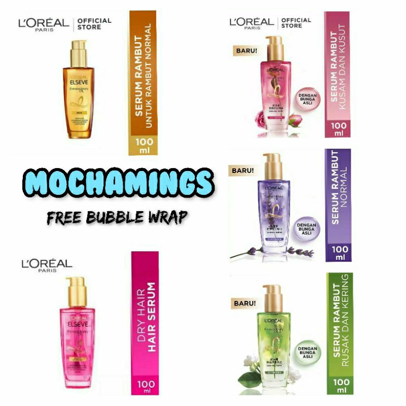 Jual L'oreal Elseve Extraordinary Oil 100ml / Serum Rambut / Vitamin ...