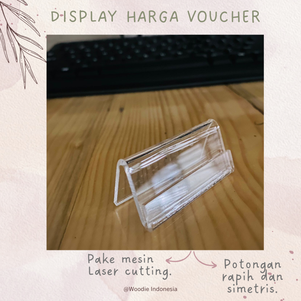 Jual Display Harga Voucher Perdana Akrilik | Shopee Indonesia