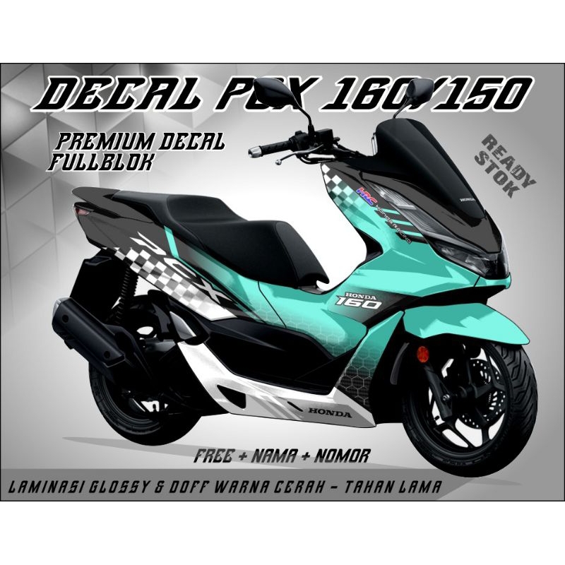 Jual sticker decal full body Honda PCX 160 new full body striping ...