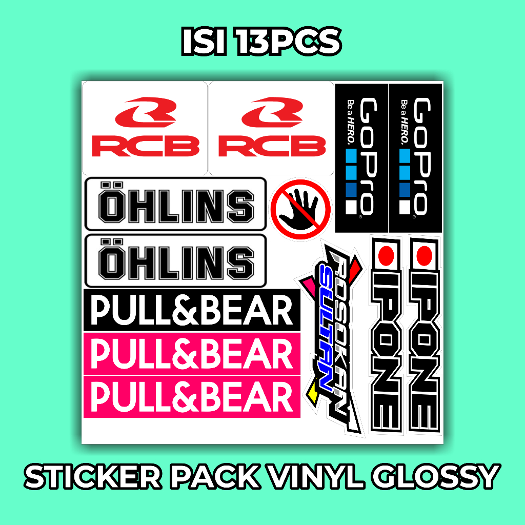 Jual PAKET STIKER VINYL LAMINASI GLOSSY MAXDECAL V10 | Shopee Indonesia