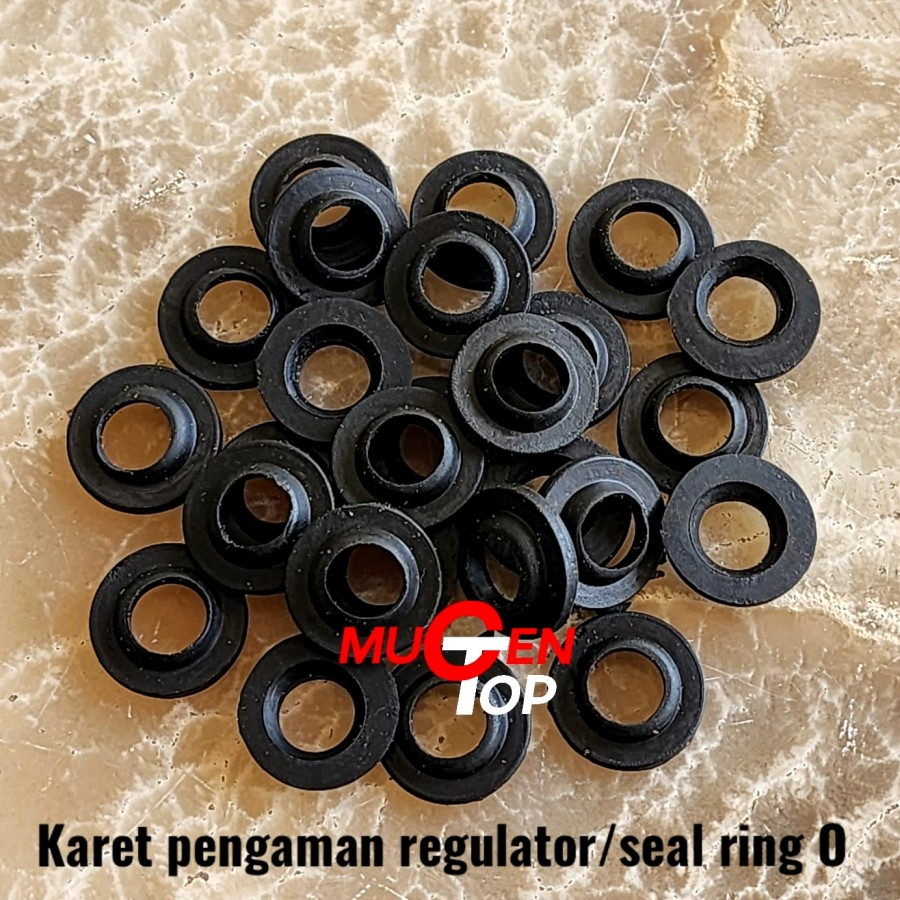 Jual Karet Pengaman Regulator / Karet Seal Ring O Topi (10 pcs) | Shopee Indonesia