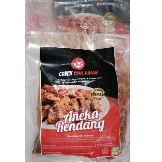 Jual Rendang Padang Daging Sapi Asli Rendang Frozen Food Bumbu Premium ...