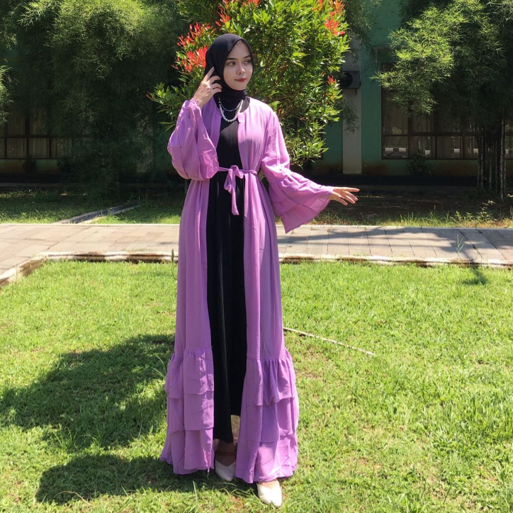 Jual ABAYA/GAMIS ABAYA KEKINIAN /GAMIS TERBARU LEBARAN WANITA/LUNA ...