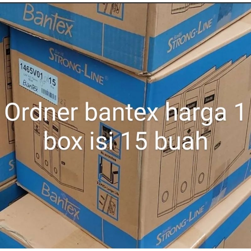 Jual ordner bantex 1465 folio harga 1 box isi 15 buah | Shopee Indonesia