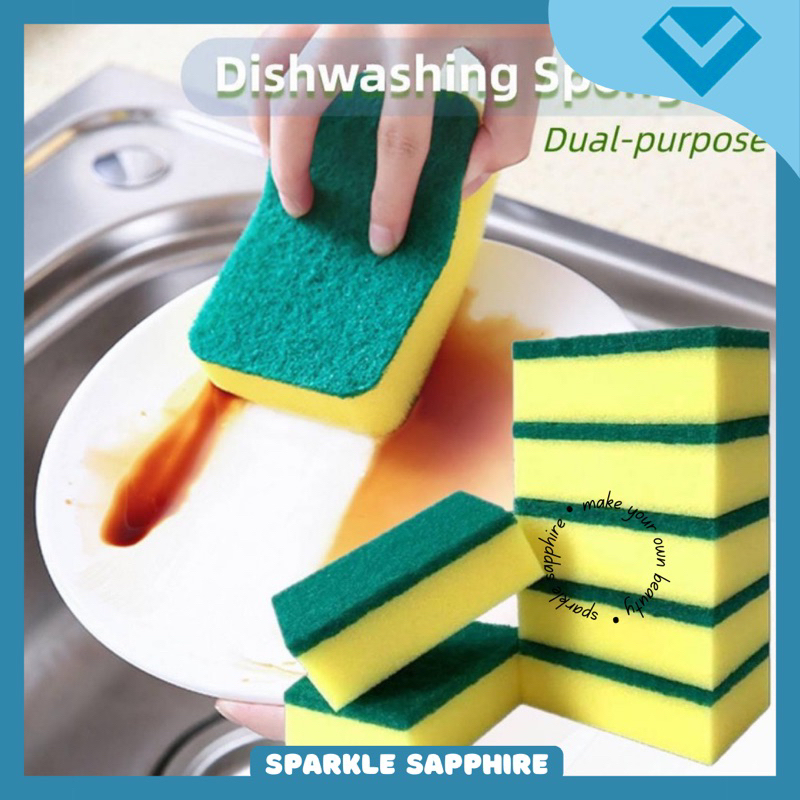 Jual SPONS CUCI PIRING (1PC) • KITCHEN SPONGE Cuci Piring Spon Cuci ...