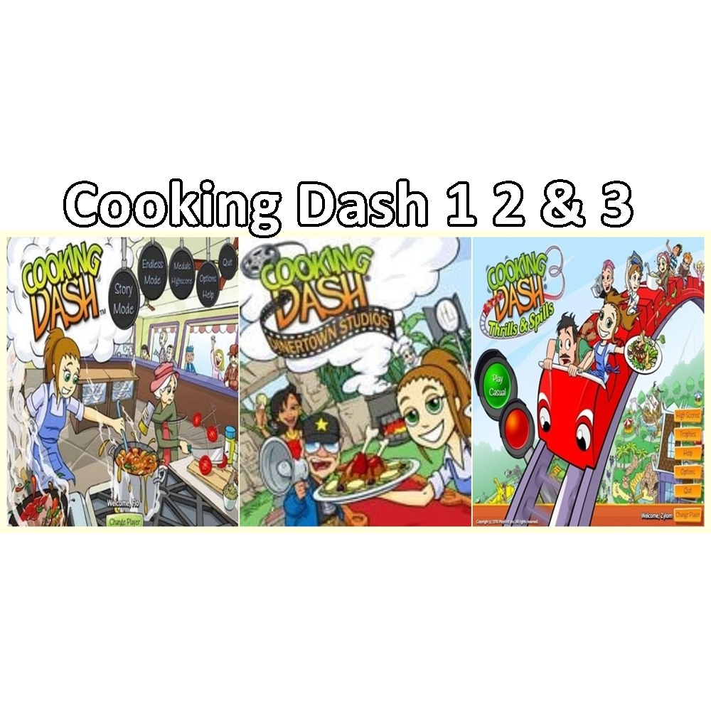 Jual Cooking Dash 1 2 & 3 Game untuk Komputer PC Laptop KOLEKSI LENGKAP ...