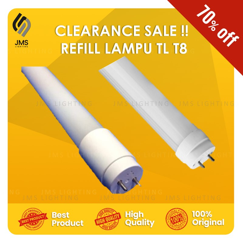Jual FLASH SALE !! Lampu TL T8 Refill Bohlam Led | Shopee Indonesia
