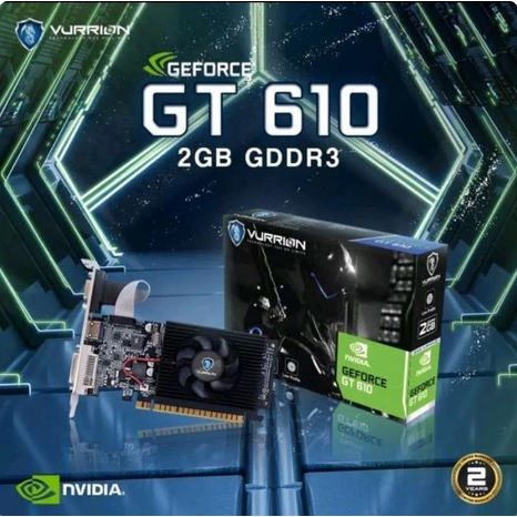 Jual VGA VURRION Nvidia Geforce GT 610 2GB DDR3 Low Profile | Shopee Indonesia