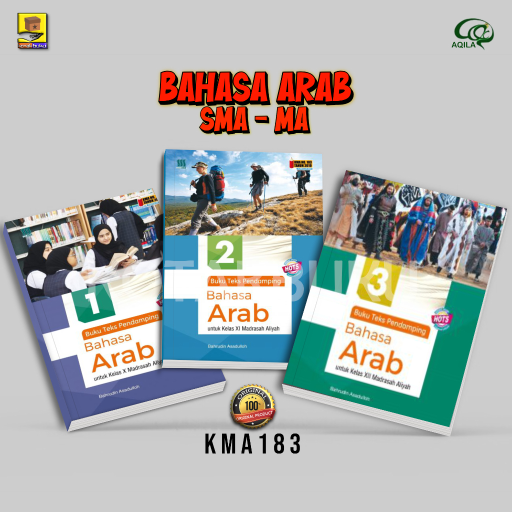 Jual Buku Bahasa Arab kelas 10 11 12 MA Kurikulum Merdeka / Bahasa Arab MA / Revisi 2025 / KMA ...