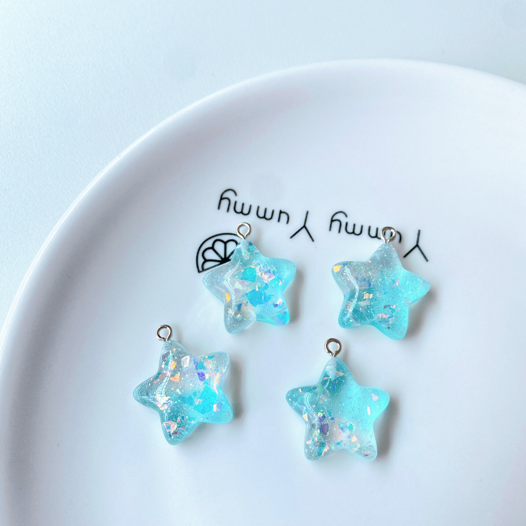 Jual 1 pcs Charm Liontin Resin - BINTANG STAR | Shopee Indonesia