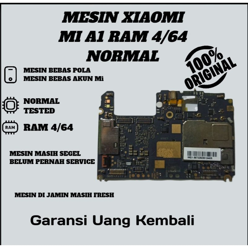 Jual MESIN XIAOMI MI A1/REDMI 5X RAM 4/64 NORMAL SIAP PAKAI | Shopee ...