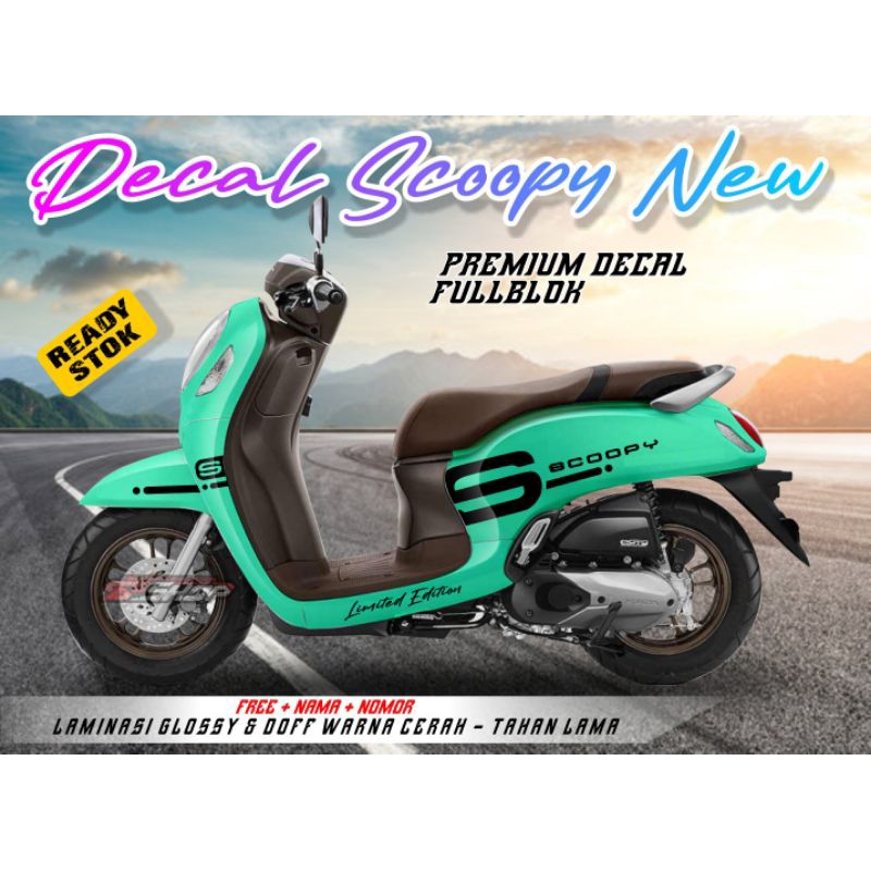 Jual decal scoopy full body,decal variasi Honda Scoopy full body ...