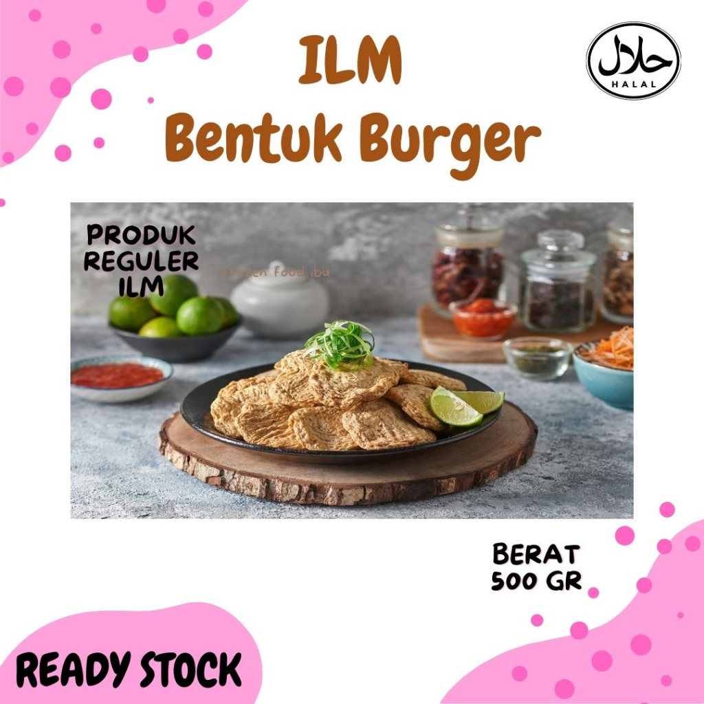 Jual ILM Ikan Olahan Bentuk Burger Gorengan Tempura Gepeng 500gr Frozen ...