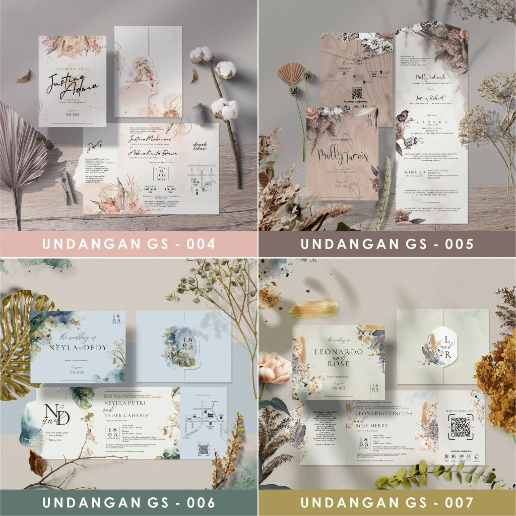Jual Undangan Pernikahan Griya Silver (GS 004/GS 005/GS 006/GS 007 ...