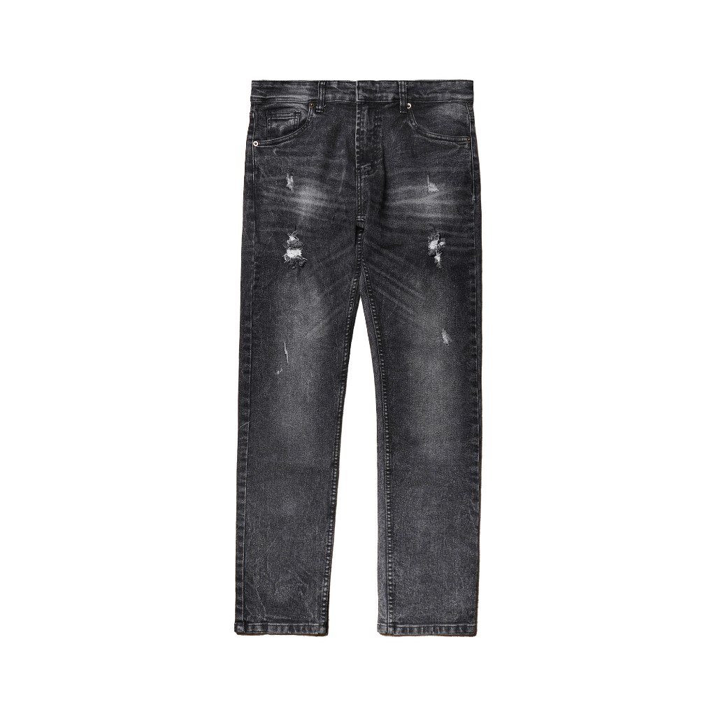 Jual MRJN - Grey Ripped Jeans Evroc | Shopee Indonesia